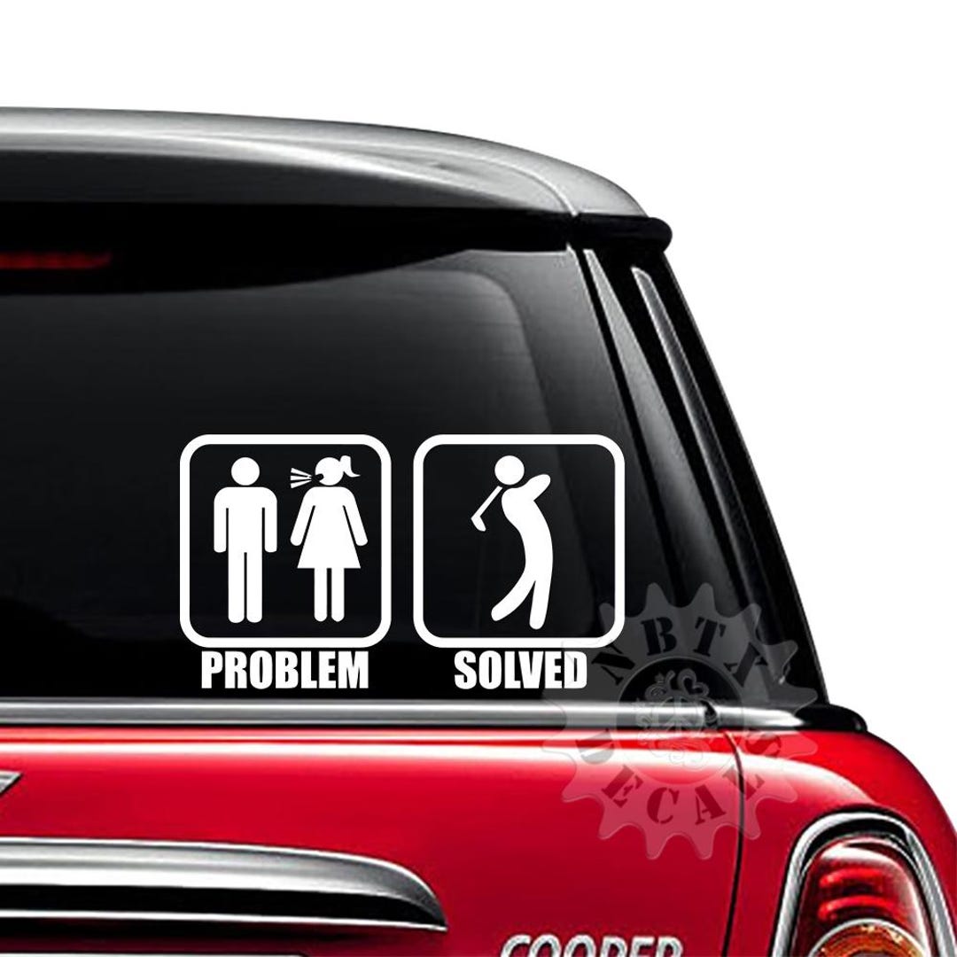 Girl Problem Golfing Solved JDM Japanese Motorsports Auto Racing Custom ...