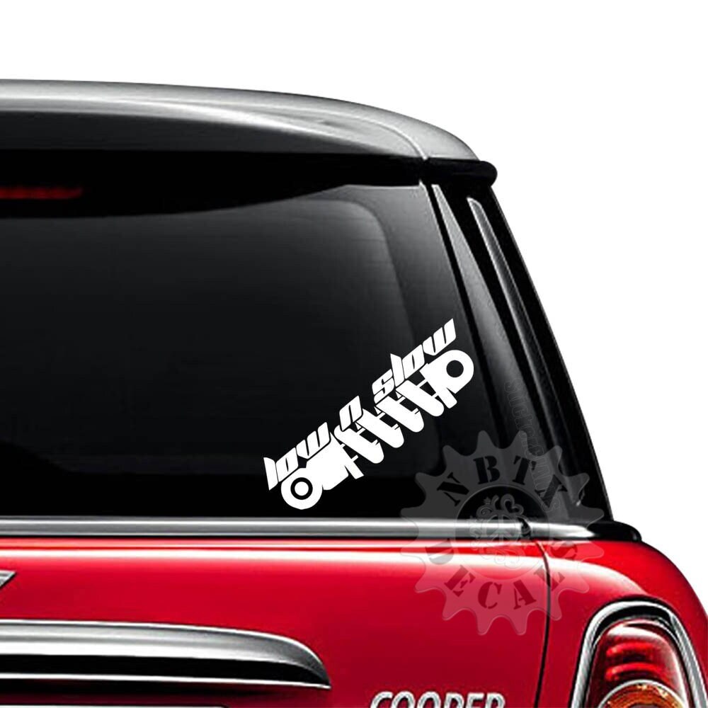 Low and Slow Shocks Stance JDM Japanese Motorsports Custom Vinyl ...