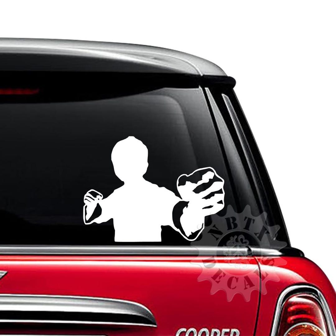 Kung Fu Big Fist Punch Fight Fighter Martial Arts Custom Vinyl Sticker ...