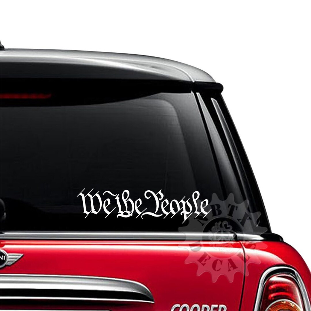 We the People Constitution USA American Custom Vinyl Sticker Decal for ...