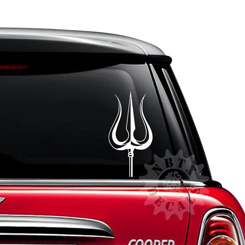 Poseidon Trident Greek God Sea Ocean Custom Vinyl Sticker Decal for Car ...