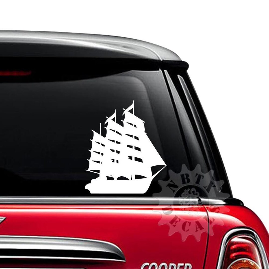 Naval Ship Explorer Sailor Naval Pirate New World Custom Vinyl Sticker ...