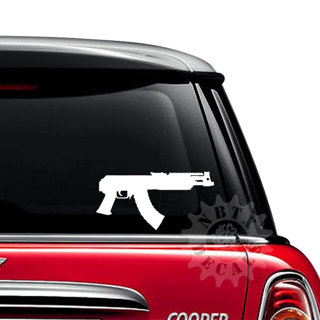 Mini Draco AK-47 Pistol Gun Rifle Custom Vinyl Sticker Decal for Car ...