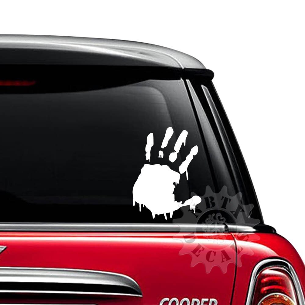 Bloody Handprint Crime Scene Investigation CSI Custom Vinyl Sticker ...
