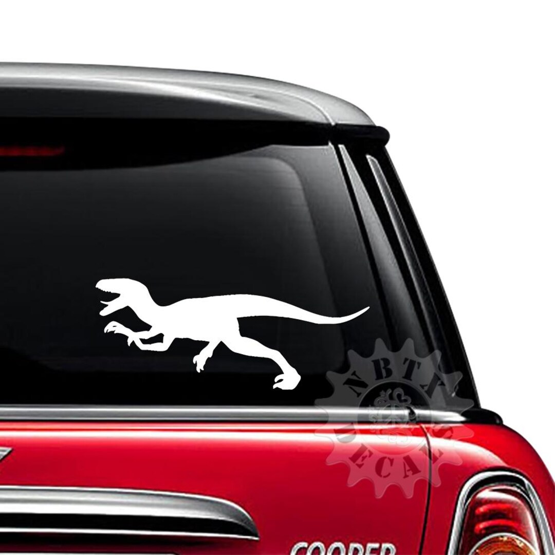 Jurassic Dinosaur Raptor Velociraptor Predator Custom Vinyl Sticker ...
