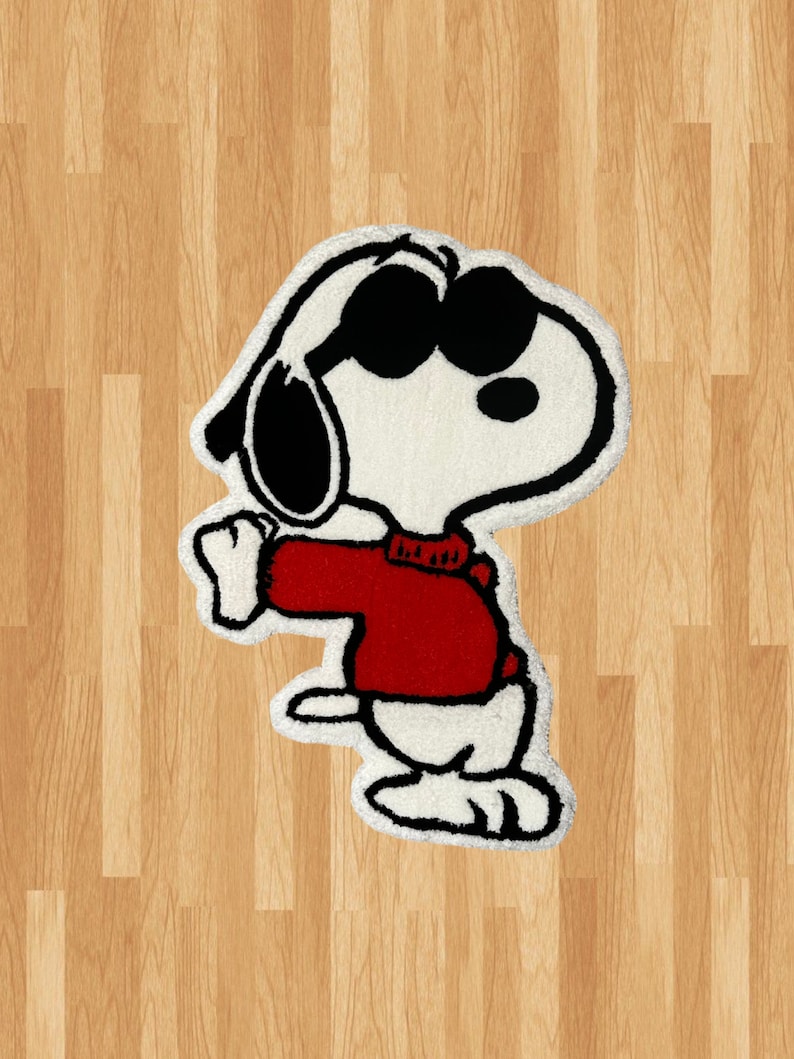 Custom Joe Cool Rug Snoopy - Etsy