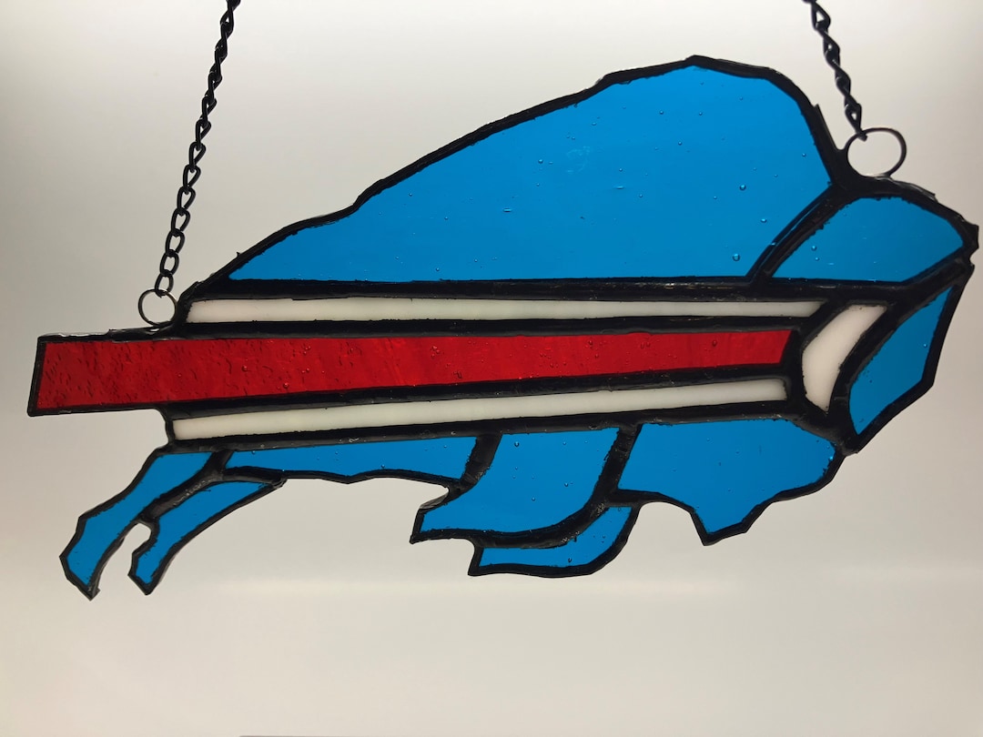 Buffalo Bills Stained Glass Buffalo Suncatcher - Etsy
