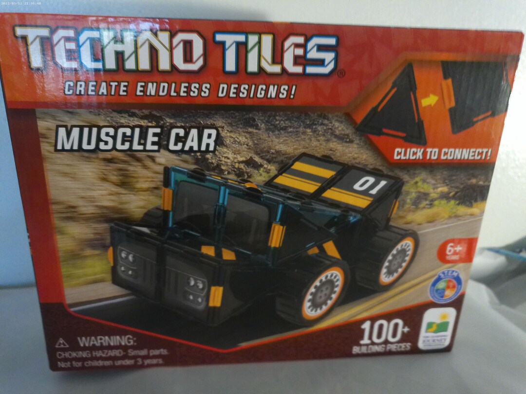 Collector Keepsake Techno Tiles Muscle Car - Etsy