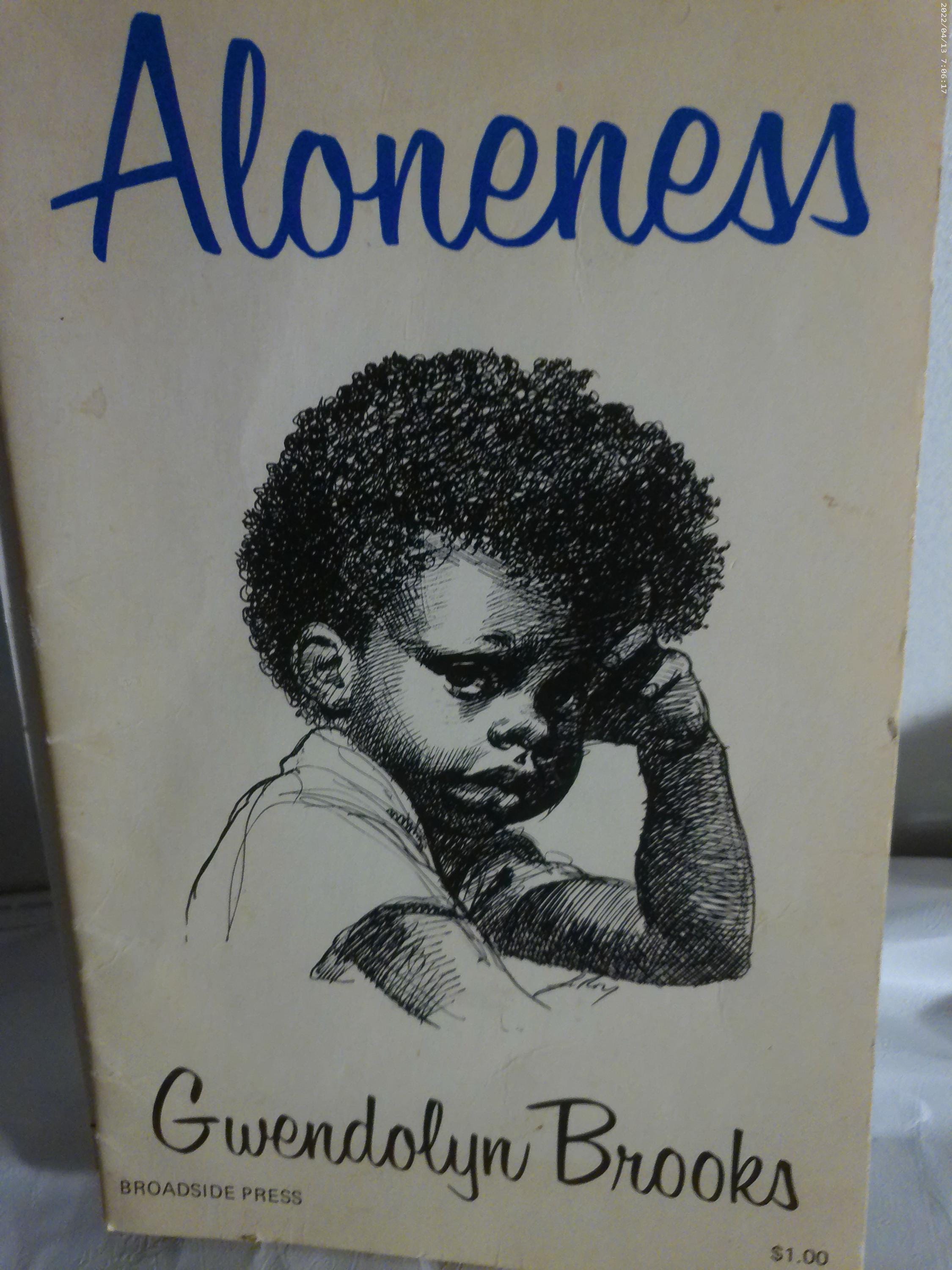 Collector Keepsake Black History Autograph Book Aloneness by Gwendolyn ...