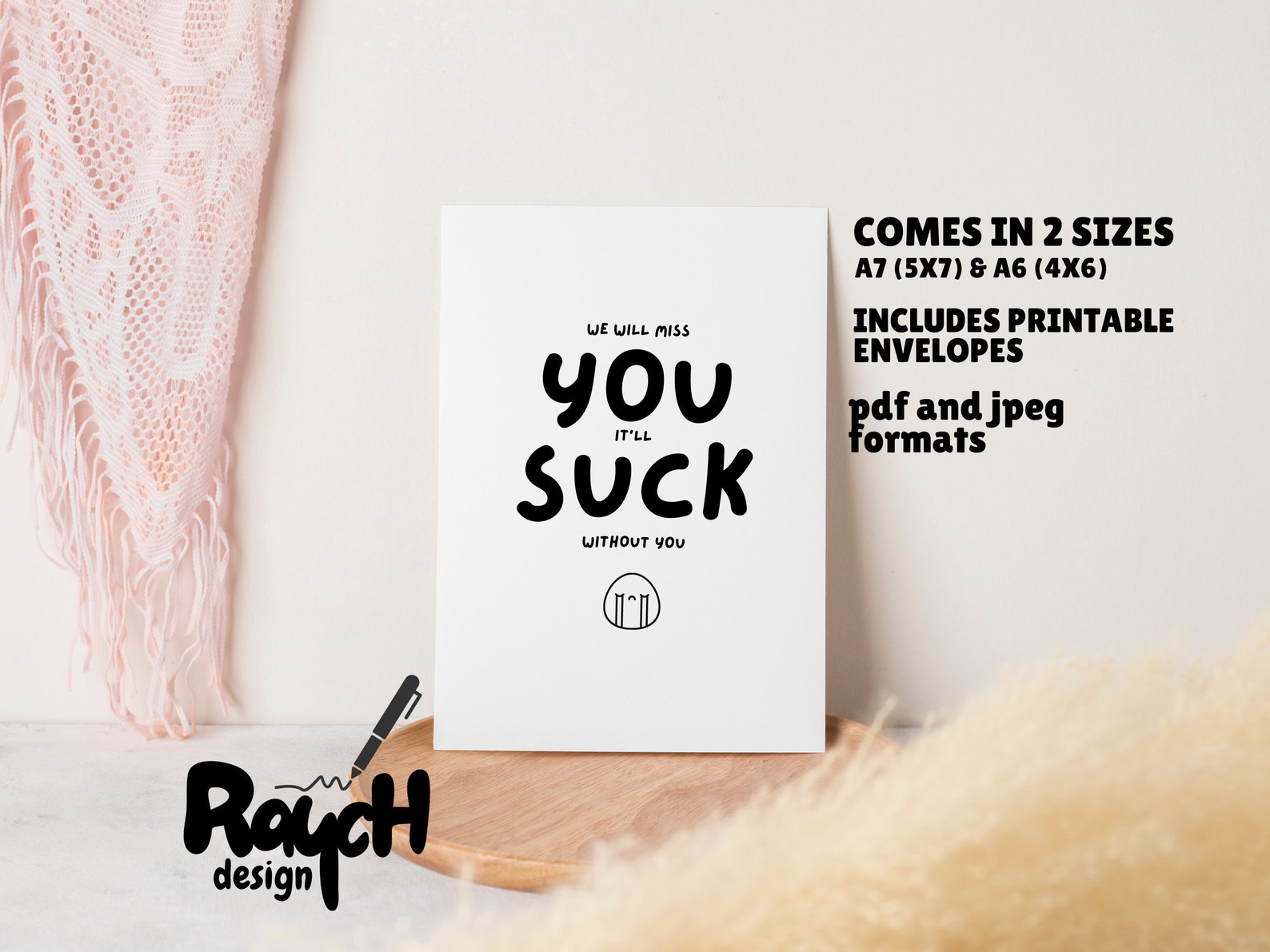 Printable Card for Coworker or Boss, Funny Gift Idea for the Office ...
