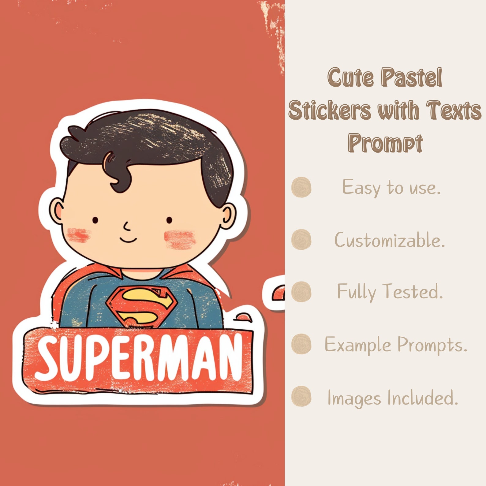 Midjourney V6 Prompt for Stickers Cute Pastel Midjourney Prompt for ...
