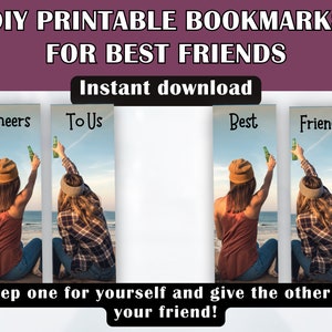 DIY Bookmarks for Best Friend Gifts Bookish Bestie Gift Bookmark ...