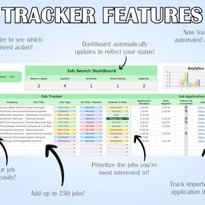 Job Tracker for New Career and Job Searching | Employment Job ...
