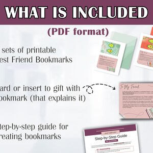 DIY Bookmarks for Best Friend Gifts | Bookish Bestie Gift Bookmark ...