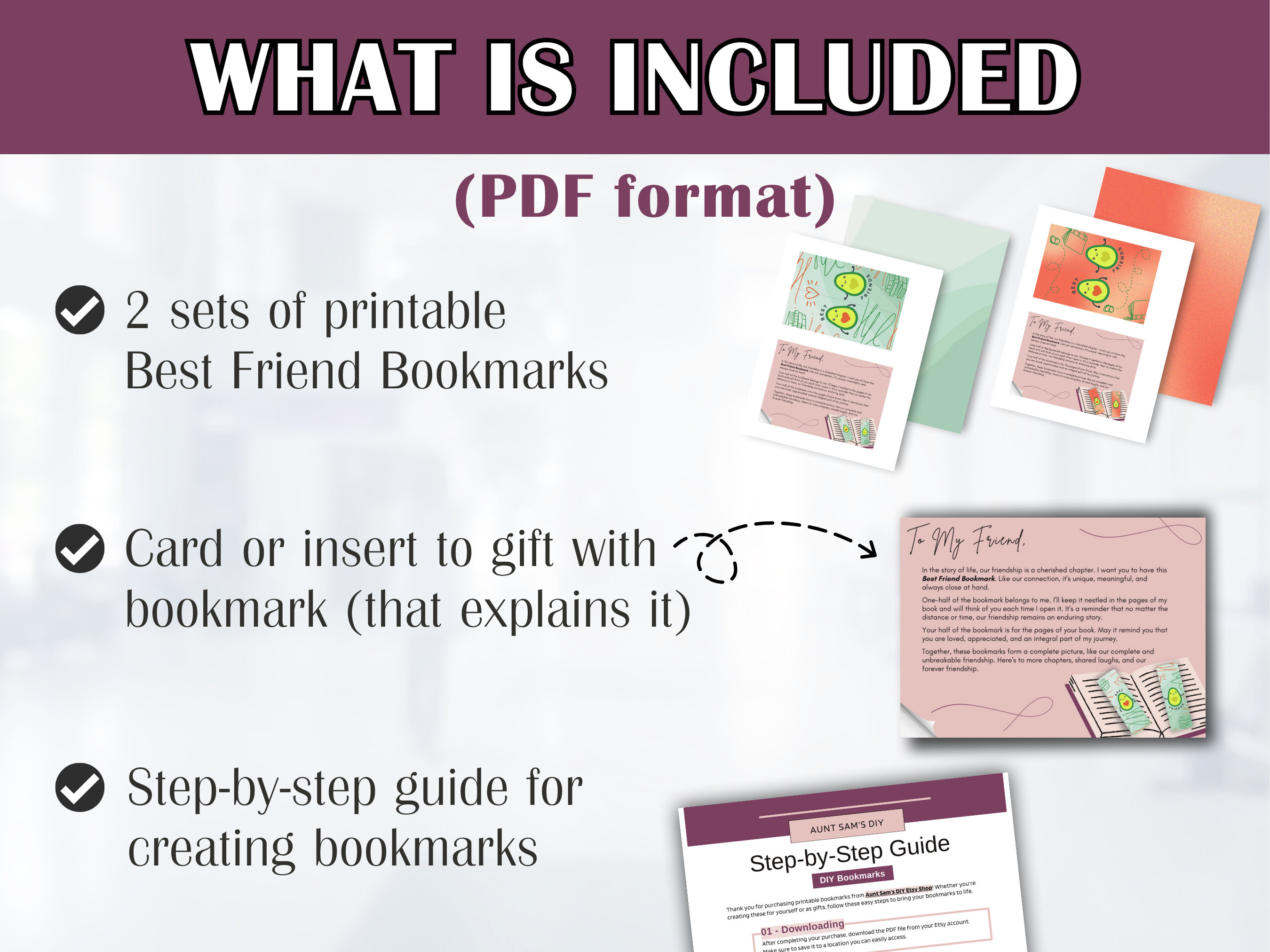 DIY Bookmarks for Best Friend Gifts | Bookish Bestie Gift Bookmark ...