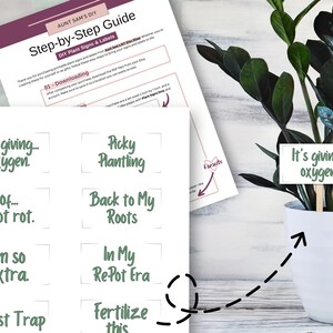 24 DIY Printable Funny Plant Signs and Plant Labels for Plant Lover ...