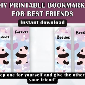 DIY Bookmarks for Best Friend Gifts | Bookish Bestie Gift Bookmark ...