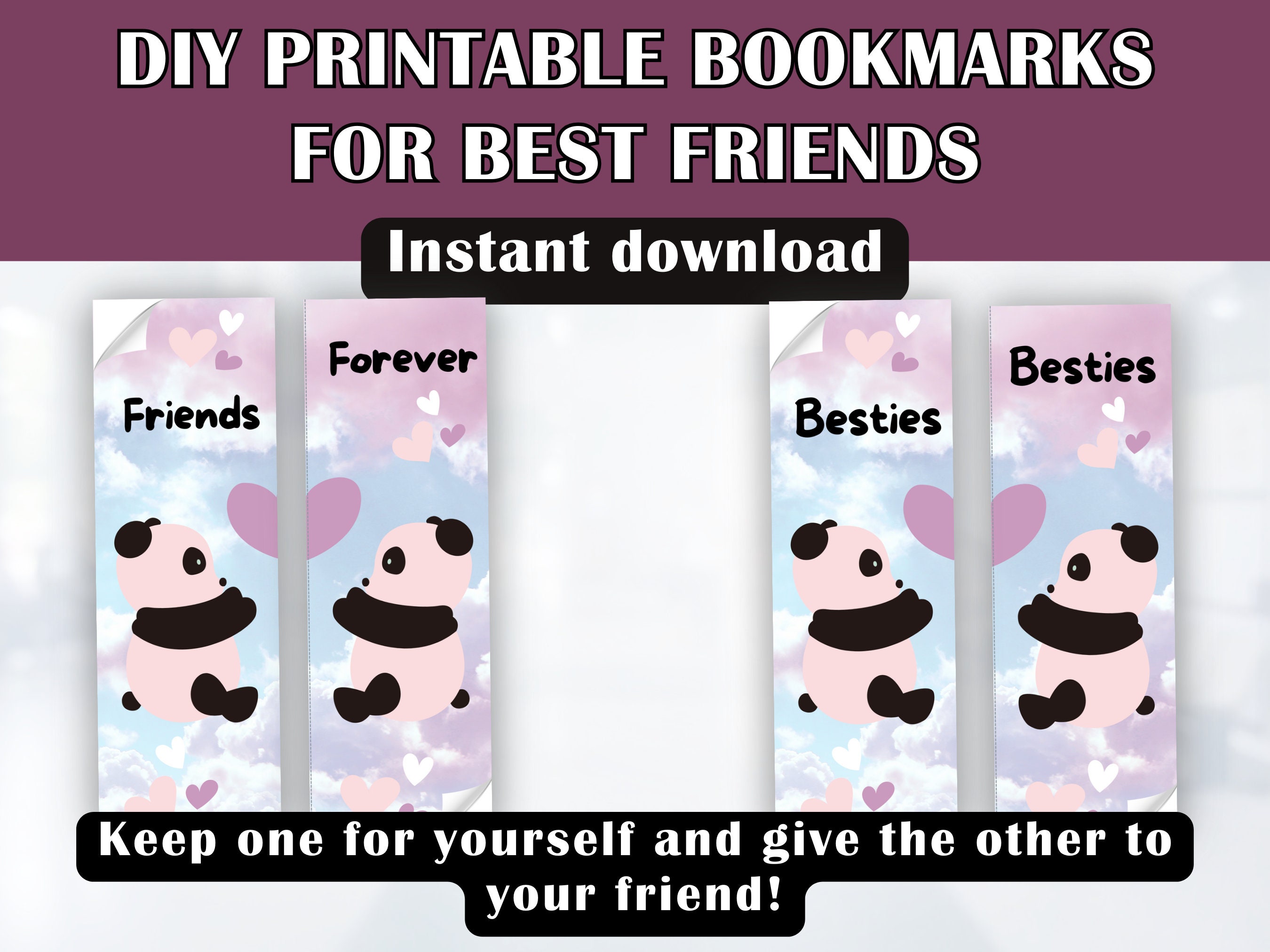 DIY Bookmarks for Best Friend Gifts | Bookish Bestie Gift Bookmark ...