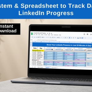 Linkedin Optimization Tool for Building Linkedin Presence, Strategy and Tracker to Improve Your ...