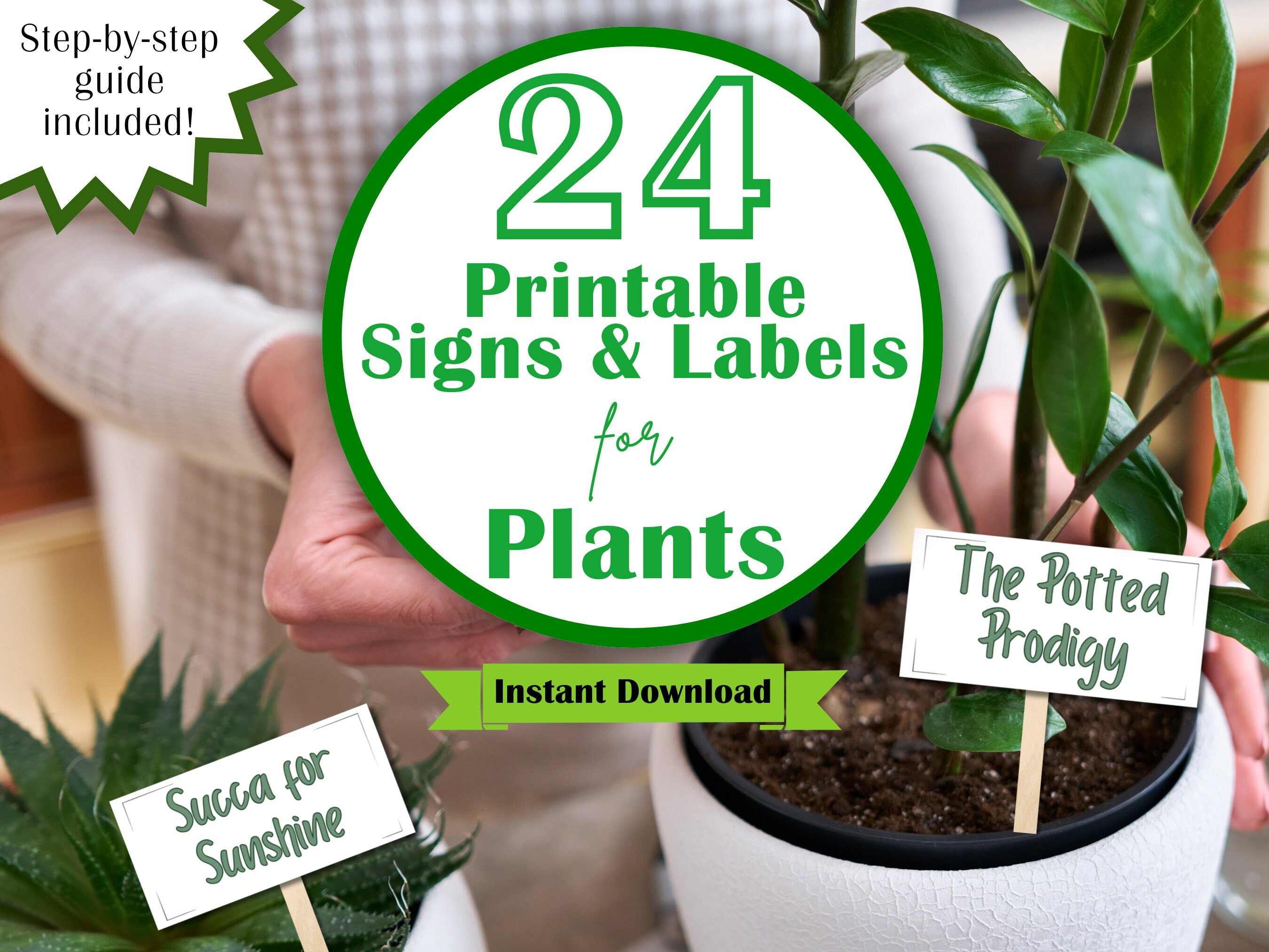24 DIY Printable Funny Plant Signs and Plant Labels for Plant Lover ...