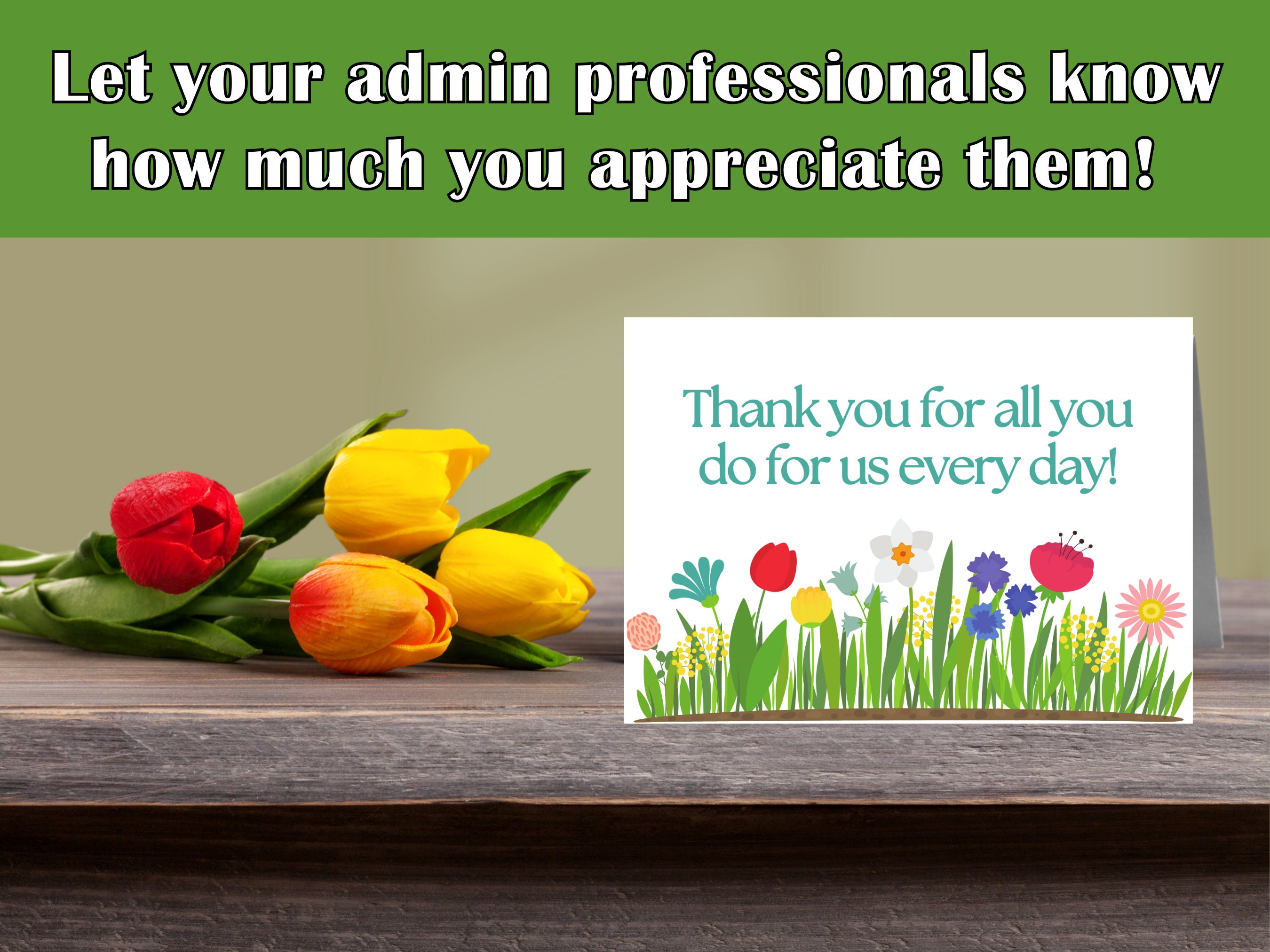 Administrative Professionals Day Card for Administrative Assistant ...