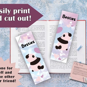 DIY Bookmarks for Best Friend Gifts | Bookish Bestie Gift Bookmark ...