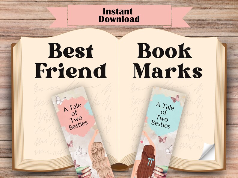 DIY Bookmarks for Best Friend Gifts | Bookish Bestie Gift Bookmark ...
