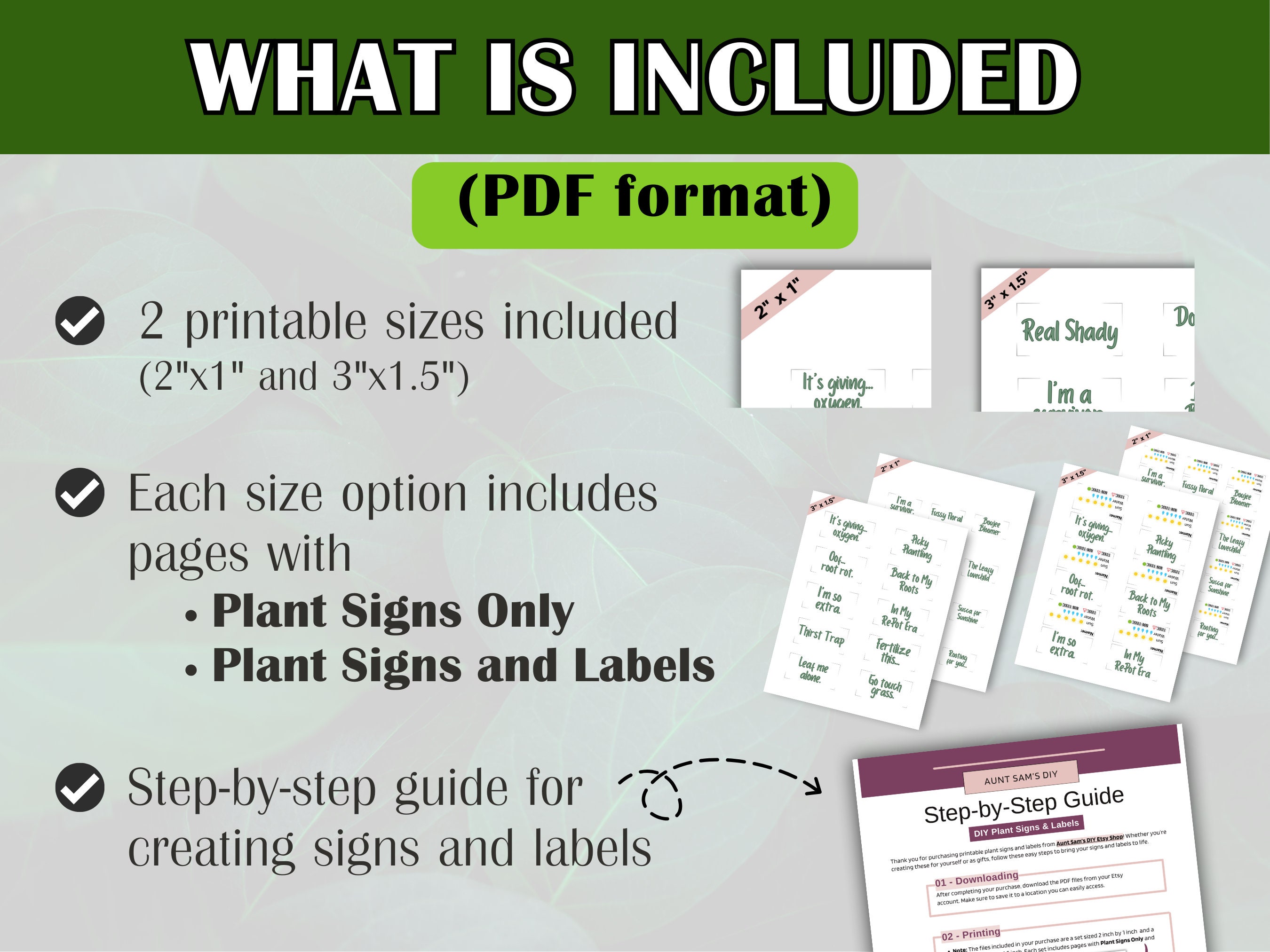 24 DIY Printable Funny Plant Signs and Plant Labels for Plant Lover ...