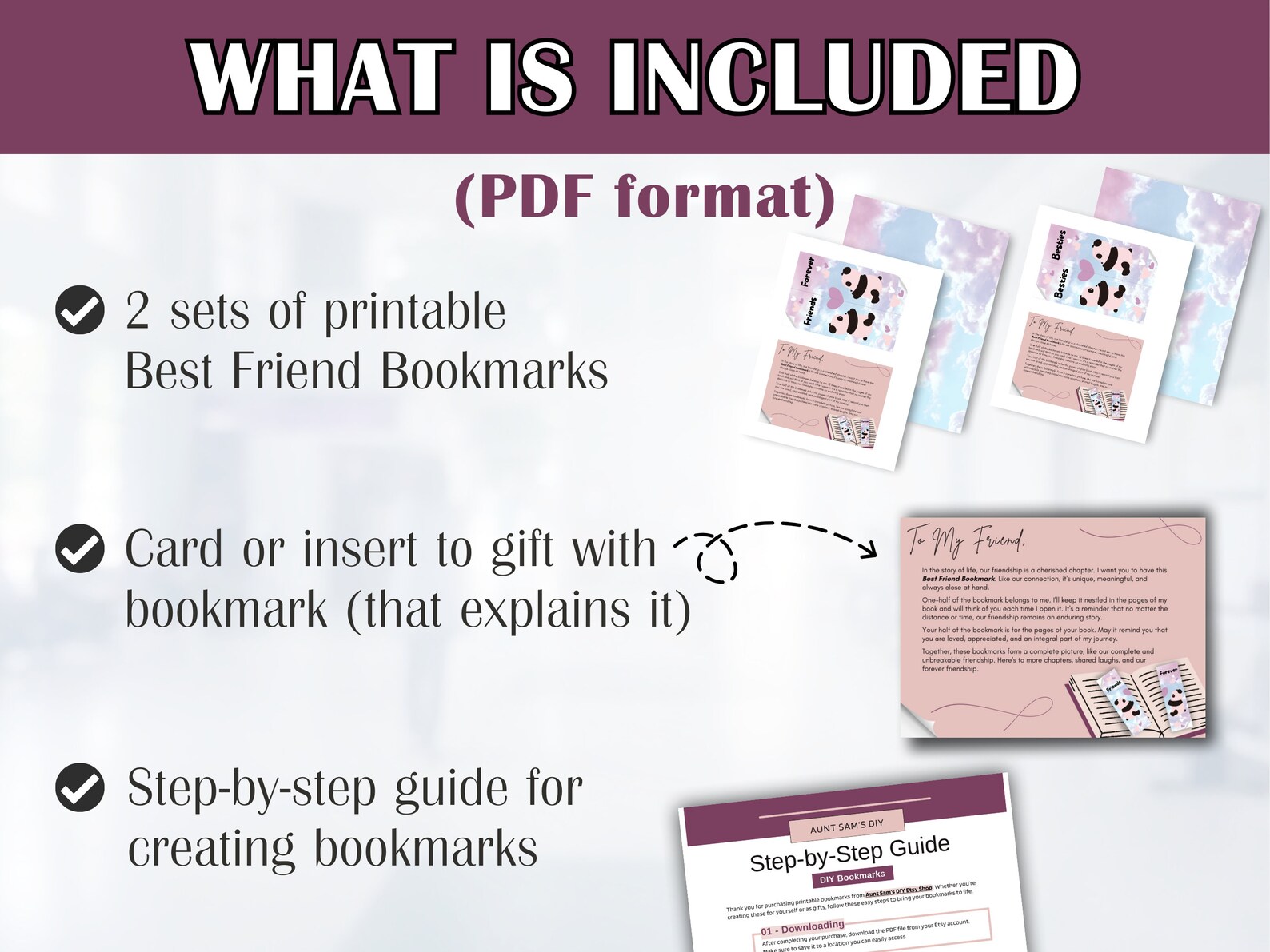 DIY Bookmarks for Best Friend Gifts | Bookish Bestie Gift Bookmark ...