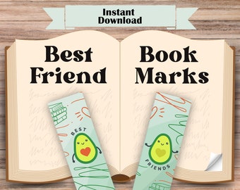 DIY Bookmarks for Best Friend Gifts | Bookish Bestie Gift Bookmark ...