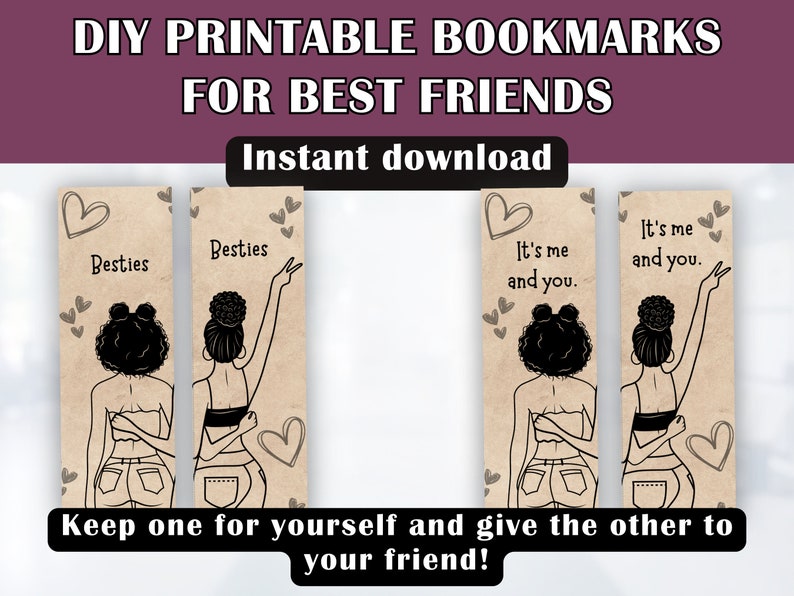 DIY Bookmarks for Best Friend Gifts | Bookish Bestie Gift Bookmark ...