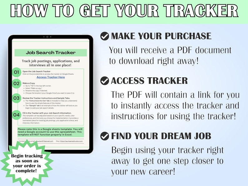 Job Tracker for New Career and Job Searching | Employment Job ...