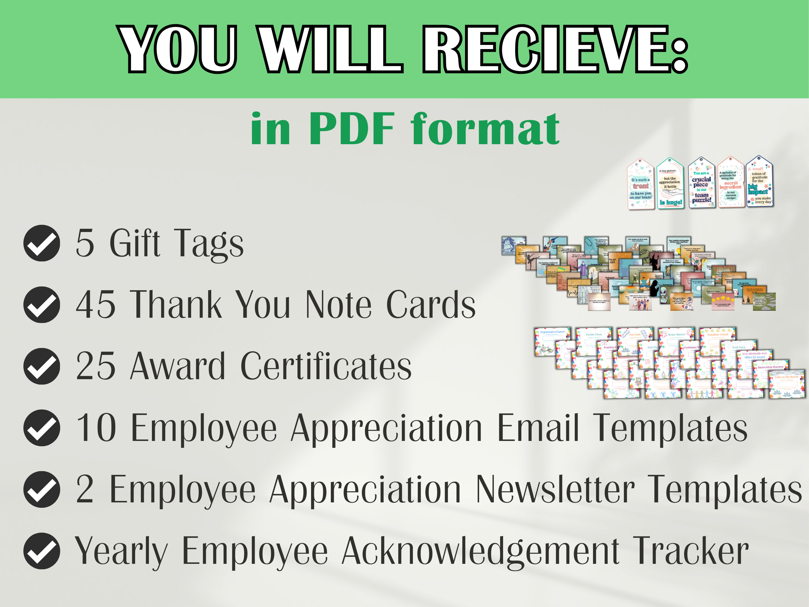 Employee Appreciation Gifts BUNDLE for Employee Appreciation Day Ideas ...