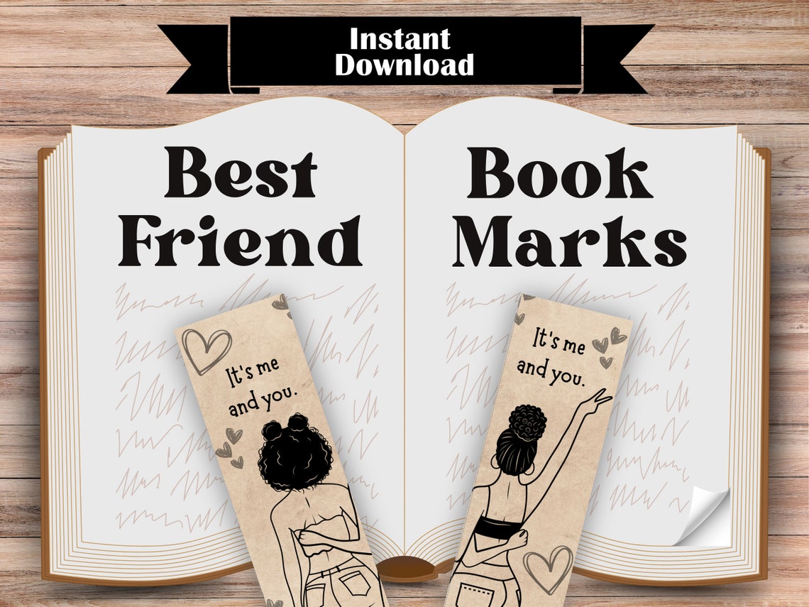 DIY Bookmarks for Best Friend Gifts | Bookish Bestie Gift Bookmark ...