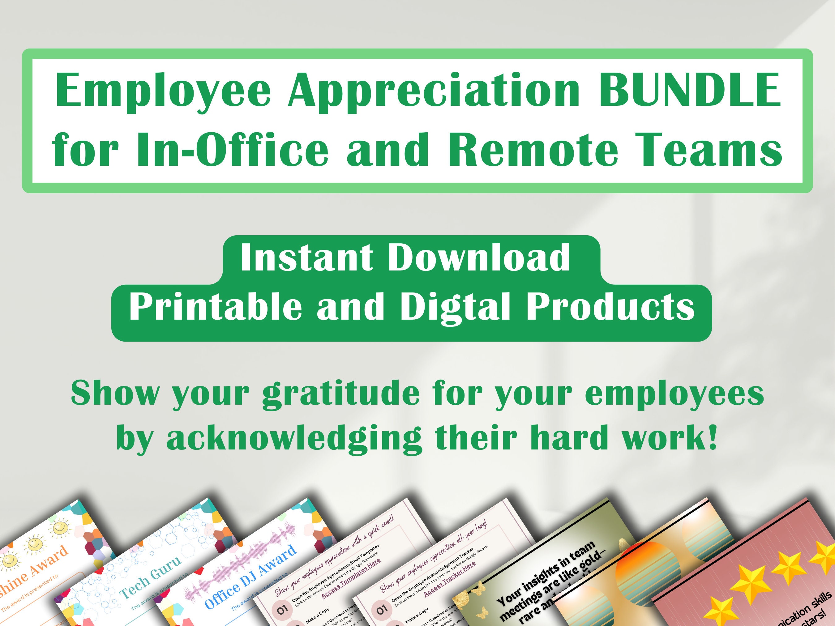 Employee Appreciation Gifts BUNDLE for Employee Appreciation Day Ideas ...