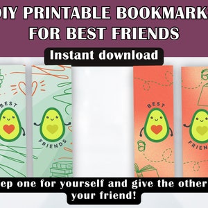 DIY Bookmarks for Best Friend Gifts | Bookish Bestie Gift Bookmark ...