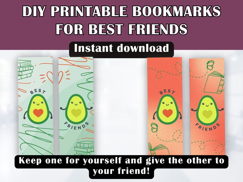 DIY Bookmarks for Best Friend Gifts | Bookish Bestie Gift Bookmark ...