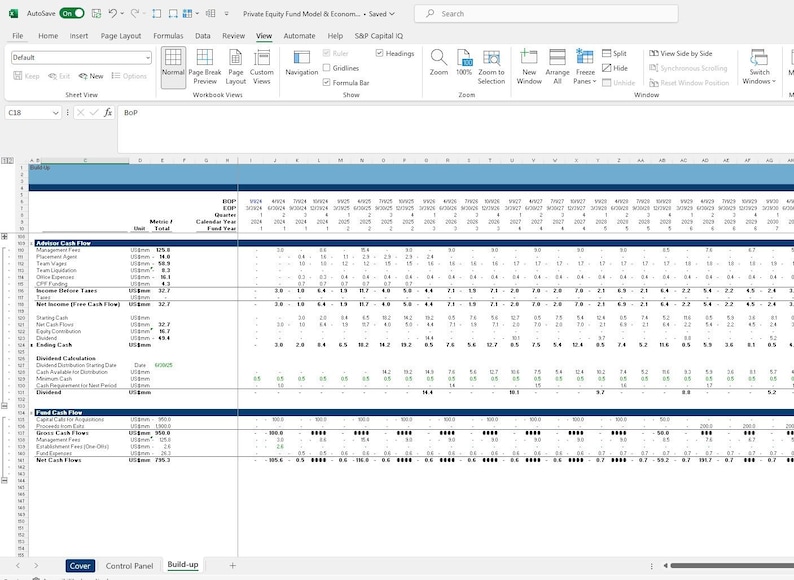 Private Equity Financial Model & Economics | Excel Template - Etsy