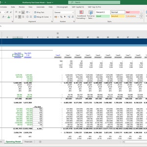 Multifamily Real Estate Financial Model | Excel Template - Etsy