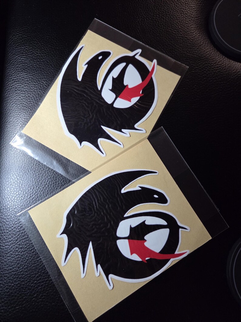 HTTYD How to Train Your Dragon Hiccup and Toothless Decal Bumper ...