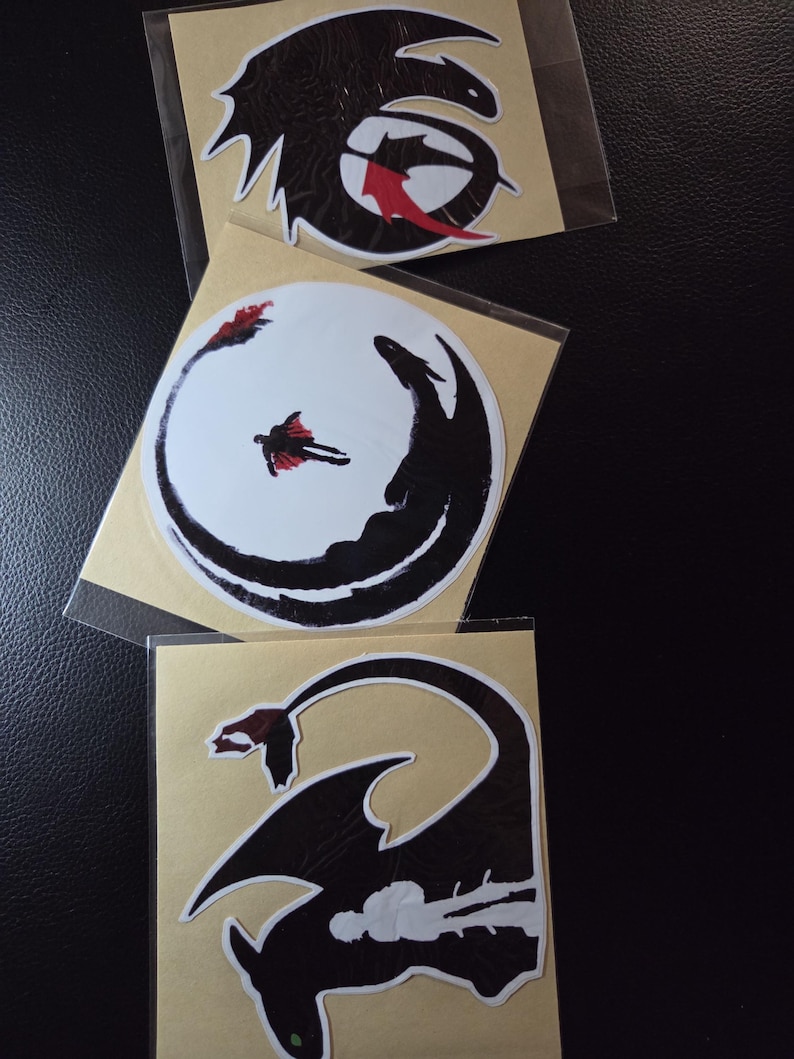 HTTYD How to Train Your Dragon Hiccup and Toothless Decal Bumper ...