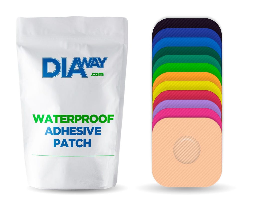 Patch for Freestyle Libre or Dexcom G7 Sensor Mixed Colors, 25 Piece Strong Diabetic Adhesive ...