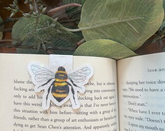 Bee Magnetic Bookmark— to Bee Continued Bookmark - Etsy
