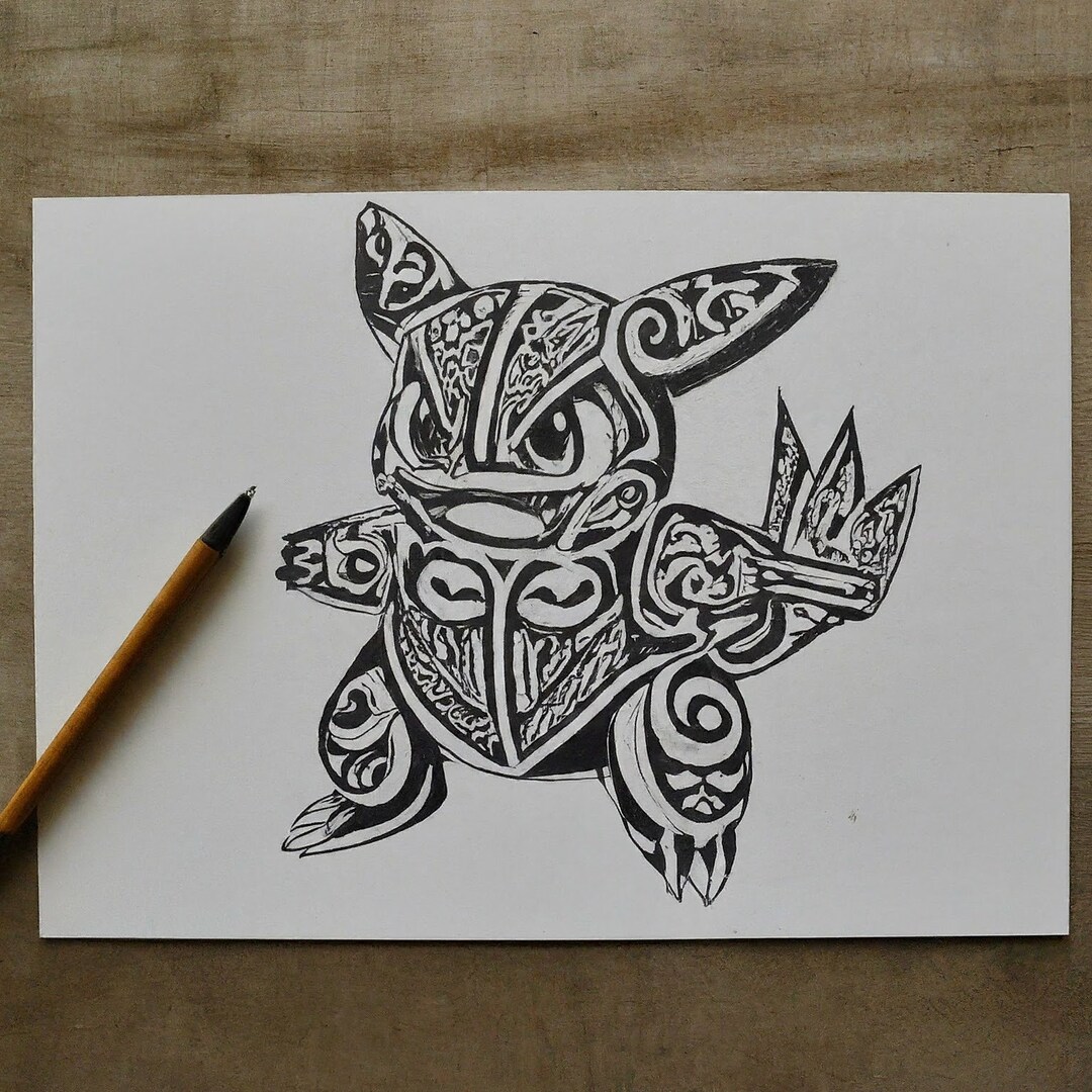 Maori Pokemon Digital Art Print Home Decor - Etsy