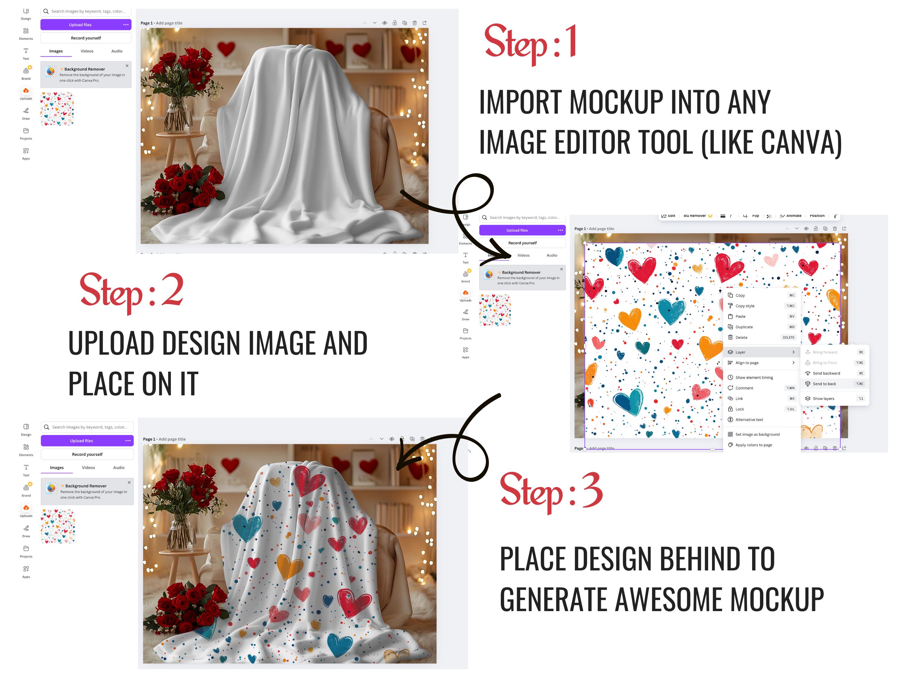 Woven Blanket Mockup Bundle -home Decor Designs -10 HQ PNG Mockups ...