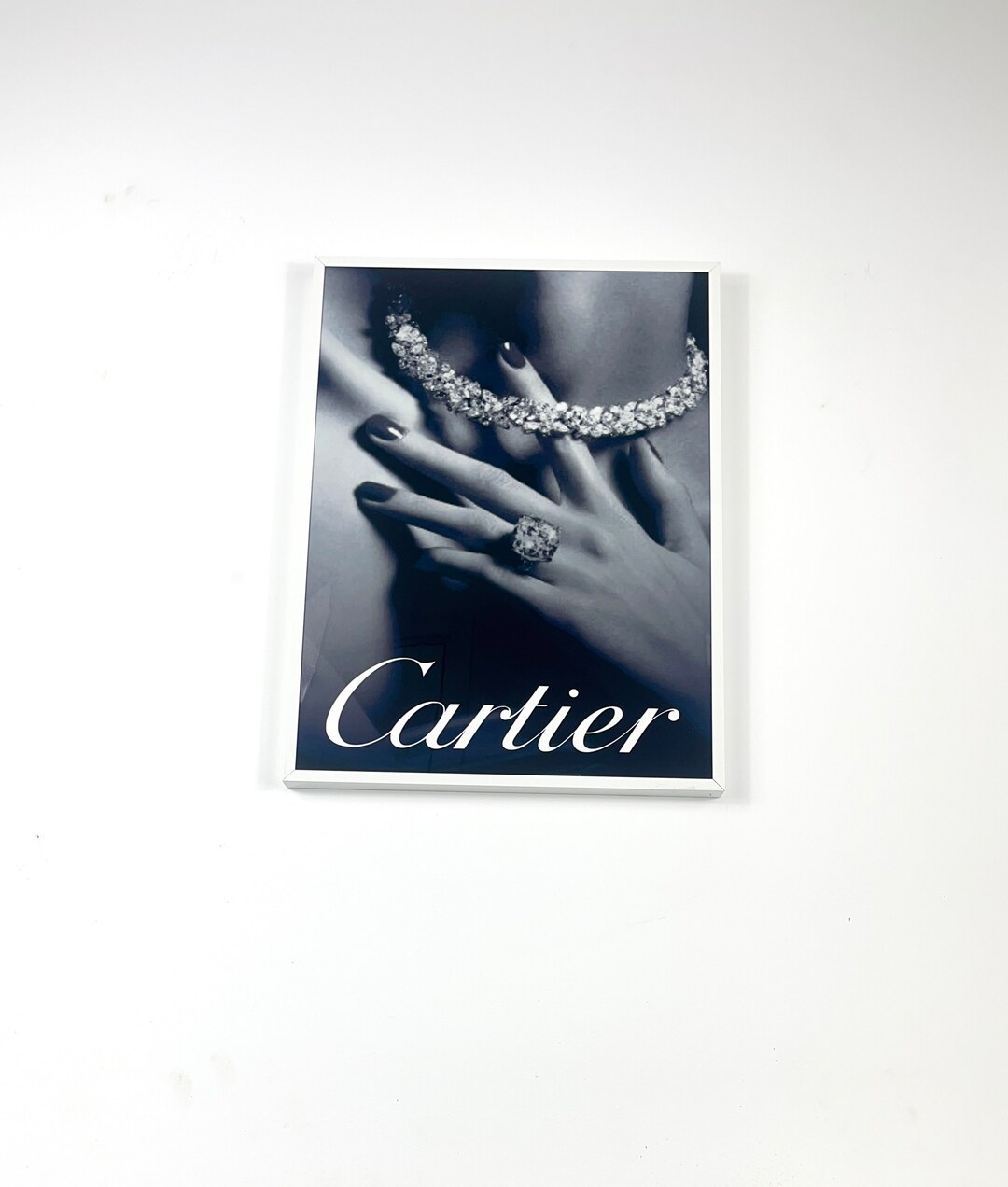 Cartier Wall Art Décor Frame White - Etsy