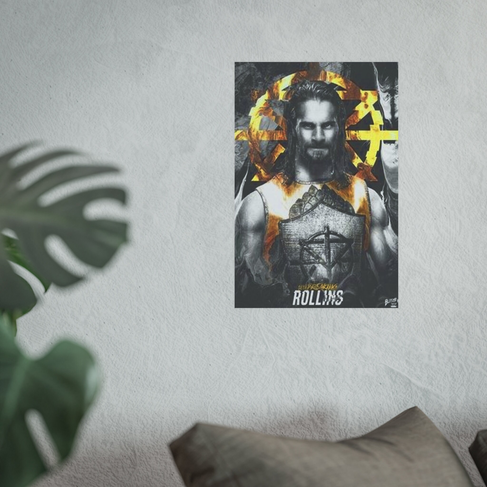 WWE Poster, Wresteler Posters, Boxing Posters, Cool Posters, Gift, Wall ...