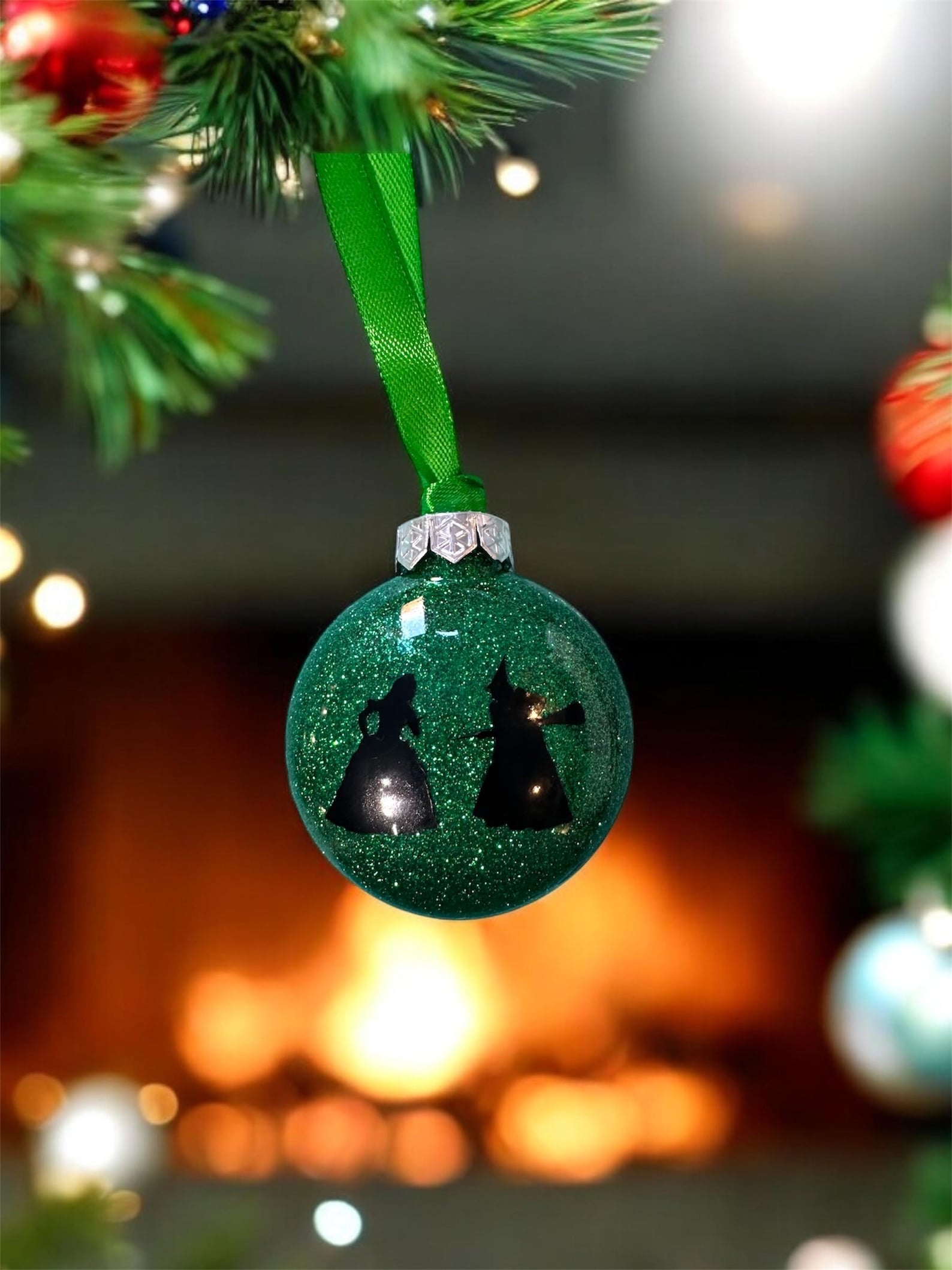Wicked Inspired - Glitter Bauble - Etsy UK