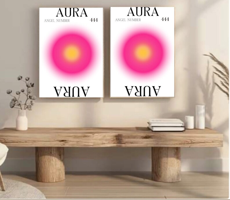 Aura Printable Wall Art, Aura Poster Print, Angel Number Aura Wall Art ...