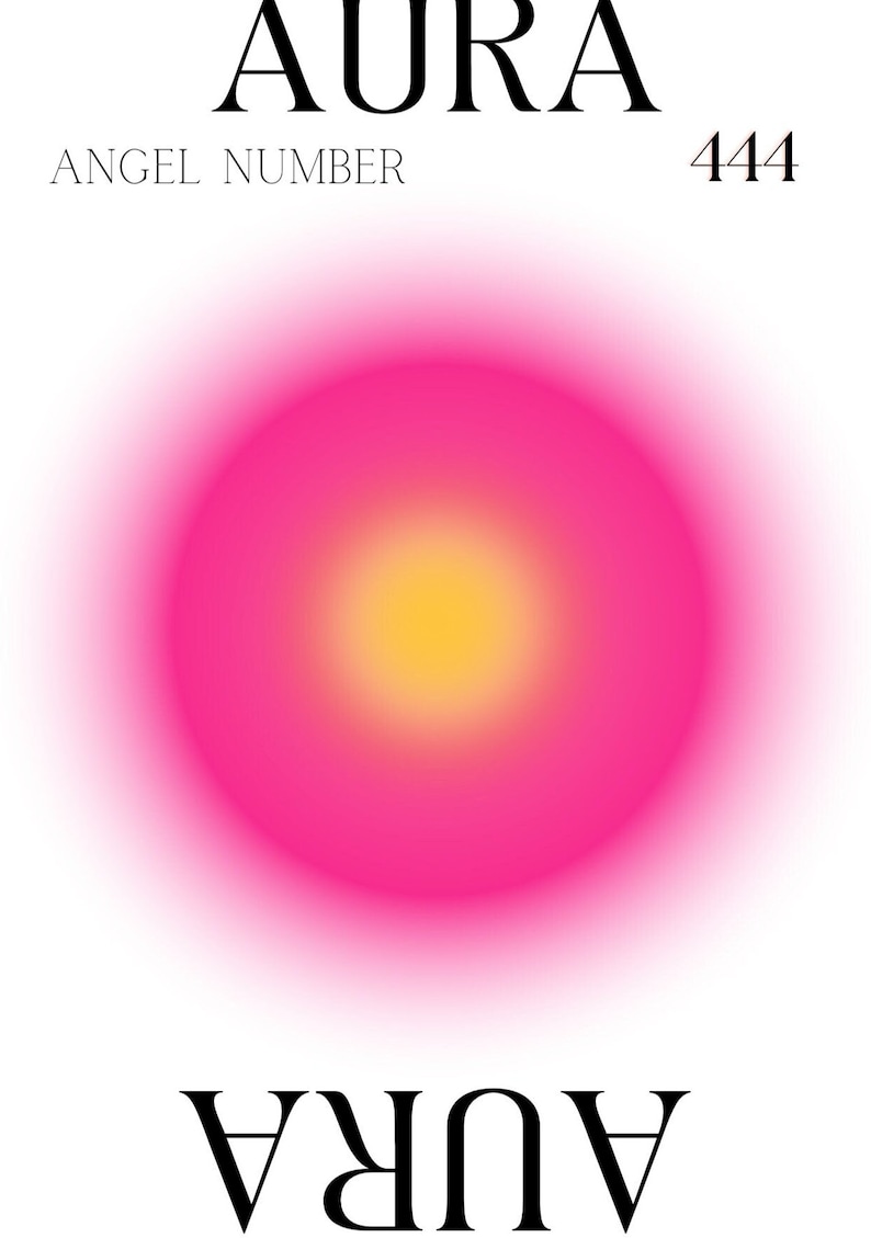 Aura Printable Wall Art, Aura Poster Print, Angel Number Aura Wall Art, Wall Art, Aura, Colorful ...
